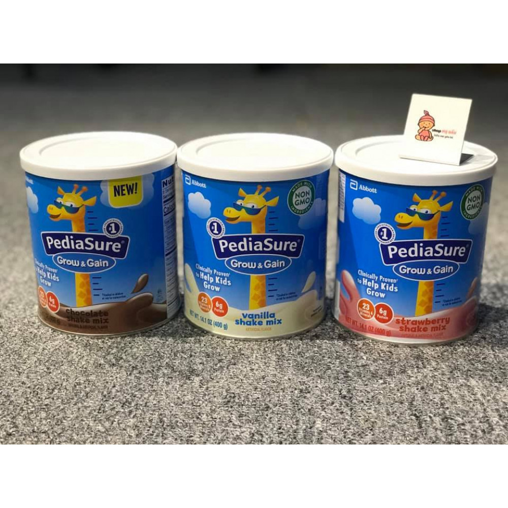 Sữa Pediasure Grow & Gain Shake Mix 400gr Sữa Pediasure Grow & Gain Shake Mix 400gr